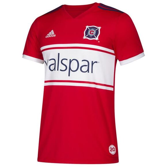 adidas | Shirts | Adidas Mens Chicago Fire Valspar Jersey Red Nwt ...